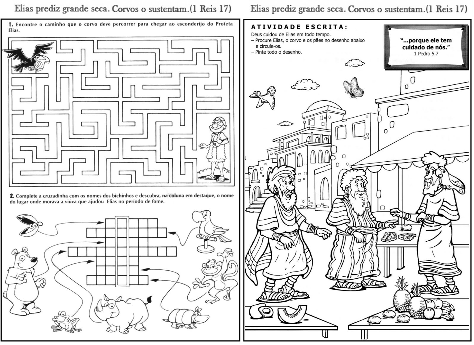 Criança em Defesa do Evangelho: ELIAS - O PROFETA 1