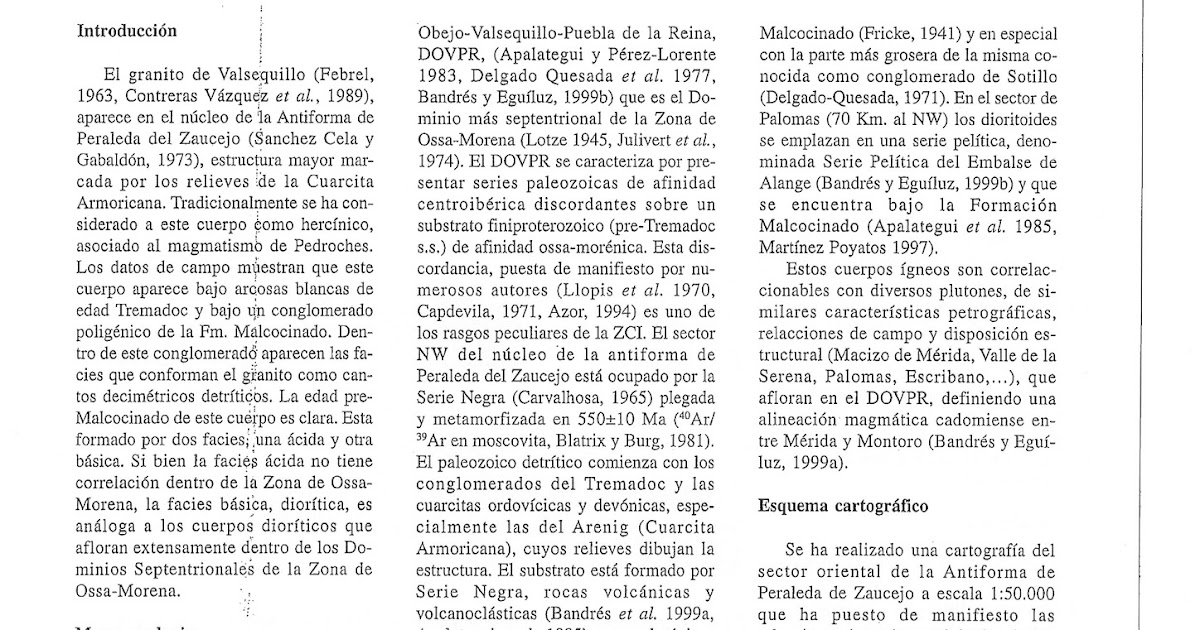 GEOLOGÍAS DE EXTREMADURA: "El granito precámbrico de Valsequillo (Zona ...