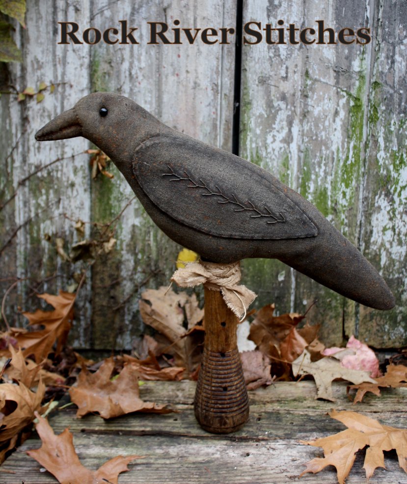 Rock River Stitches: Primitive Big Old Crow Make Do