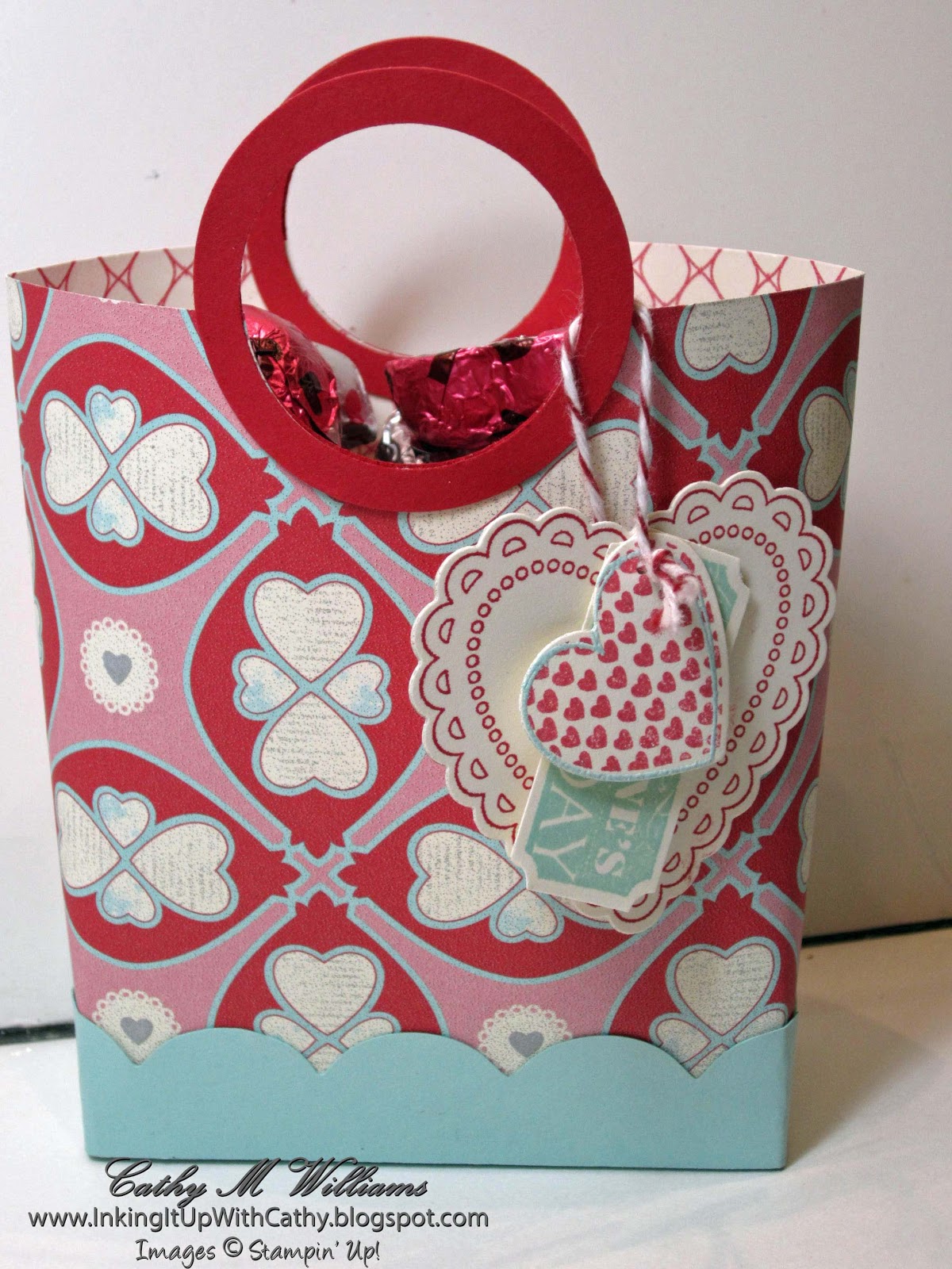 Inking It Up With Cathy: Stampin' Up! - Valentine Treat Bag...