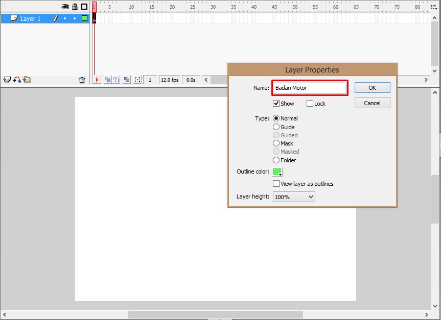 Membuat animasi sepeda motor sederhana menggunakan Macromedia Flash 8 ...
