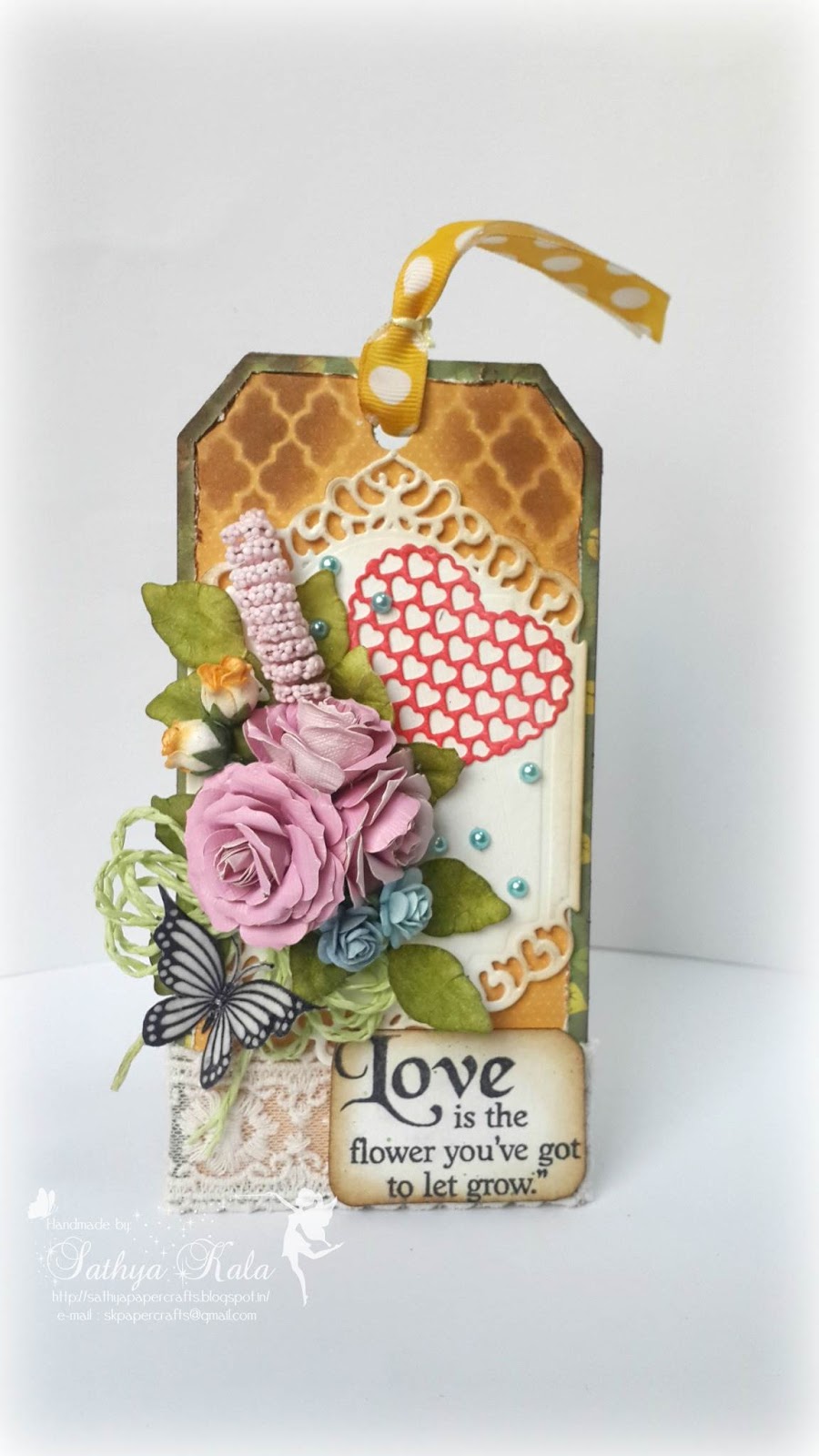 Paperie Expressions: Floral Tag :)