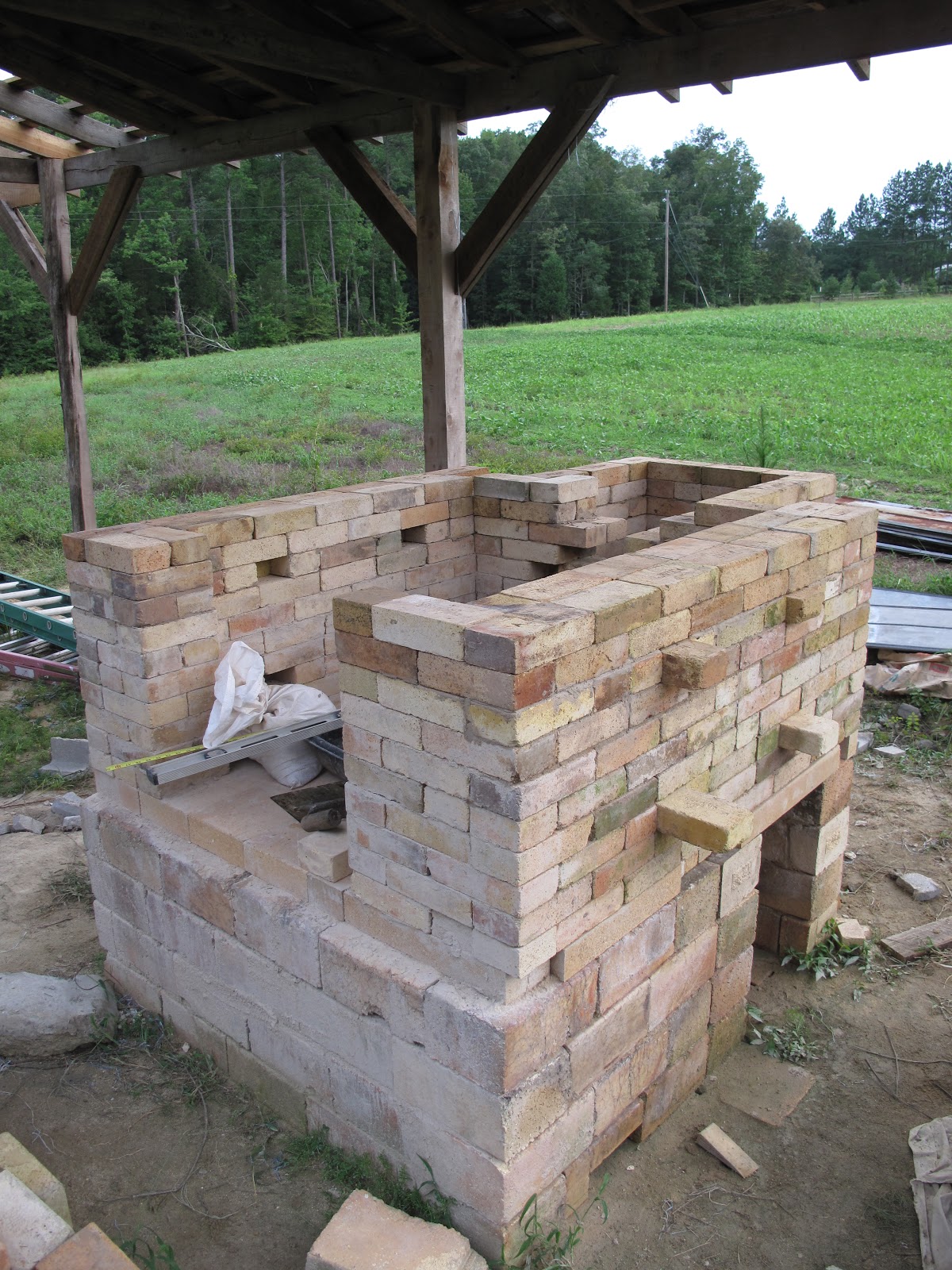 Liberty Stoneware: Kiln Building Progress