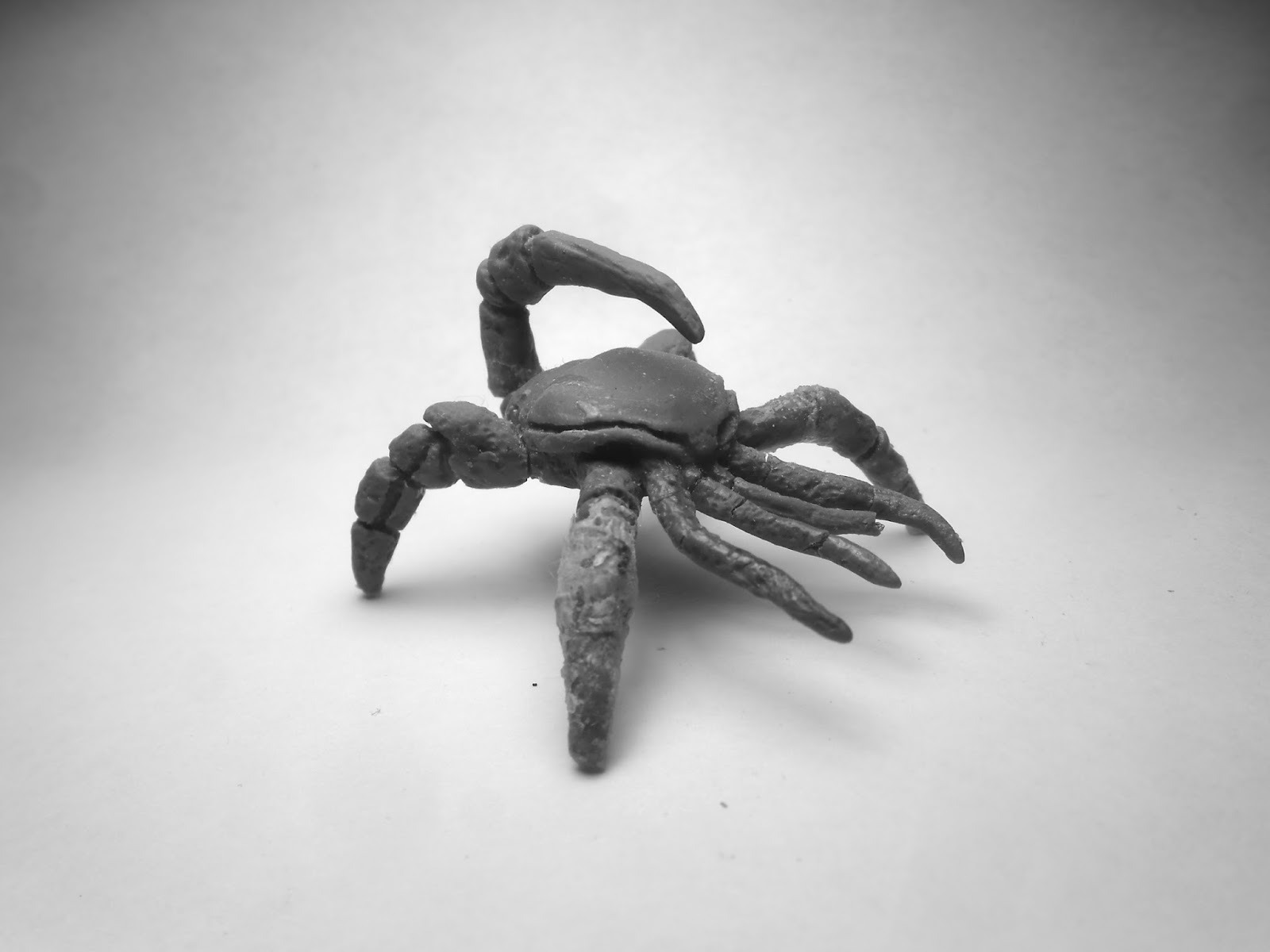Trillotaur's Shelf Of Creatures: The Scropicrab: A Polymer Clay Sculpture