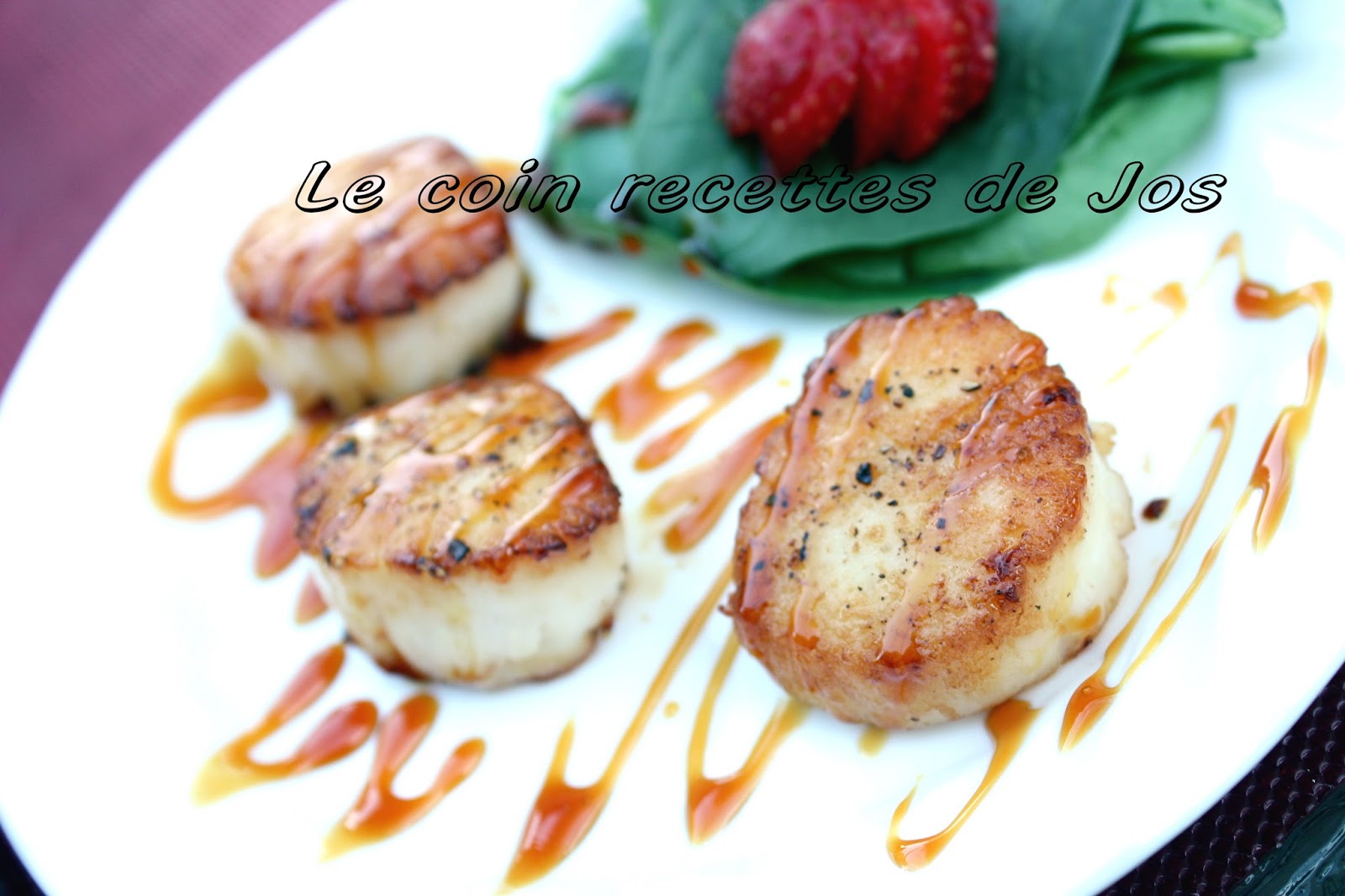 Le coin recettes de Jos: PÉTONCLES POÊLÉS, CARAMEL À LA POMME