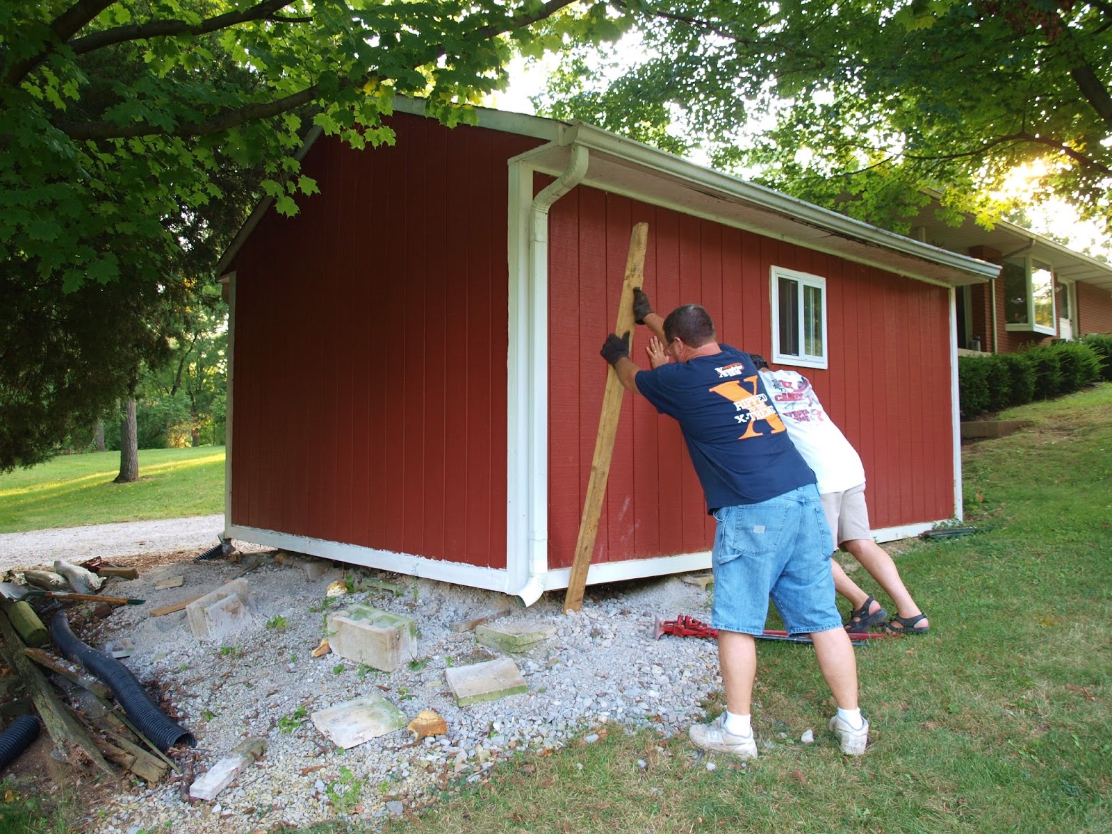 Ohio Thoughts: Moving a Shed