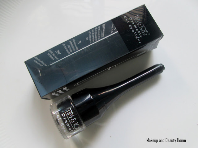 Tips & Toes Dramatic Gel Eyeliner Review, Swatches & EOTD