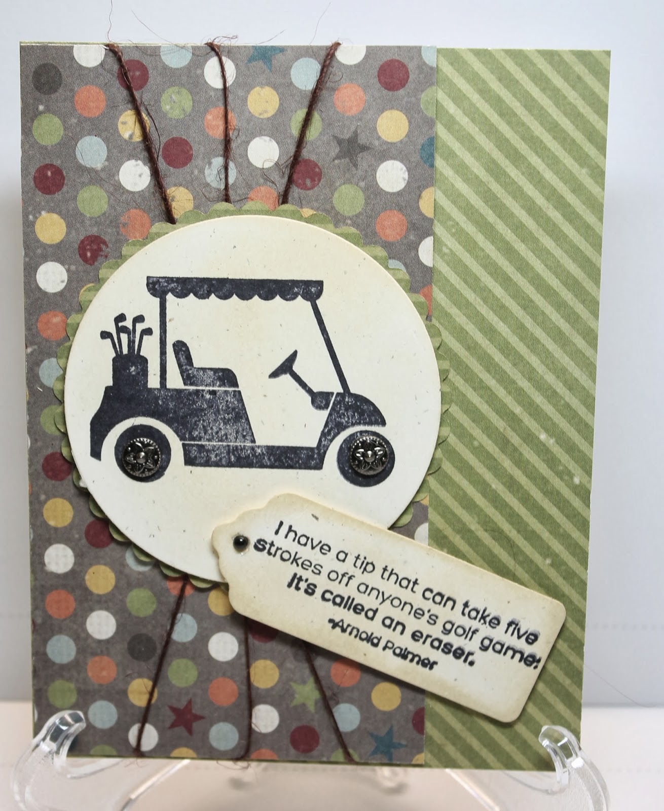 Prairie Paper Crafter: Golf Cart
