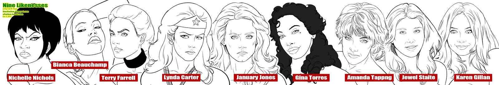 The Ultra Fem: Nine Sci-Fi Lady Likenesses