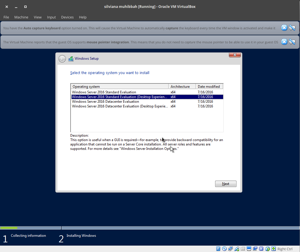 Perbedaan windows server 2016 Standar dengan Data Center, GUI dengan ...