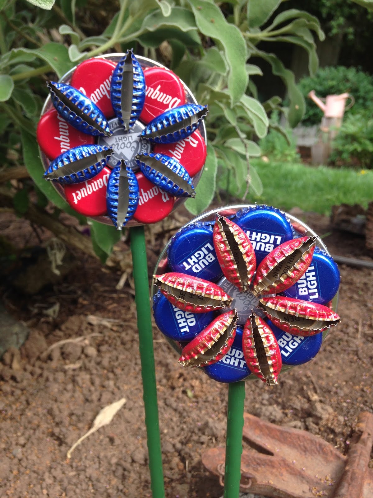 In The Garden with Claire: Bottle Cap Flowers