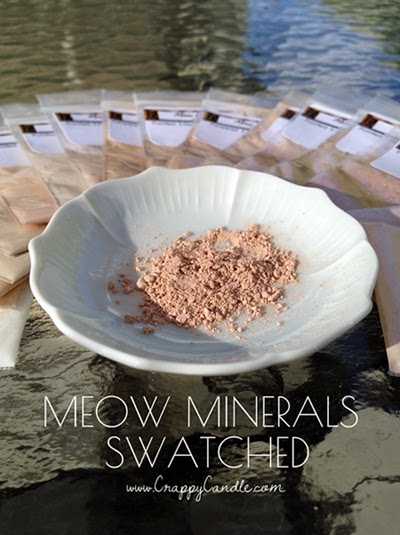 Meow Cosmetics - Mineral Foundation Swatches | Crappy Candle