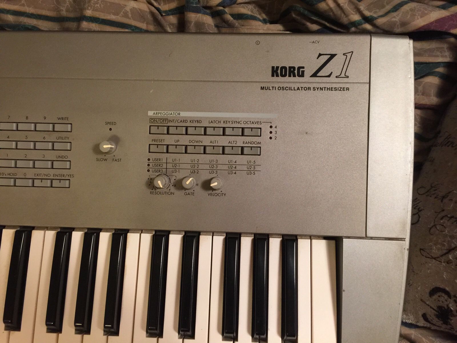 MATRIXSYNTH: KORG Z1 Music Synthesizer Keyboard w/ Korg DSPB-Z1 & ZSC-01