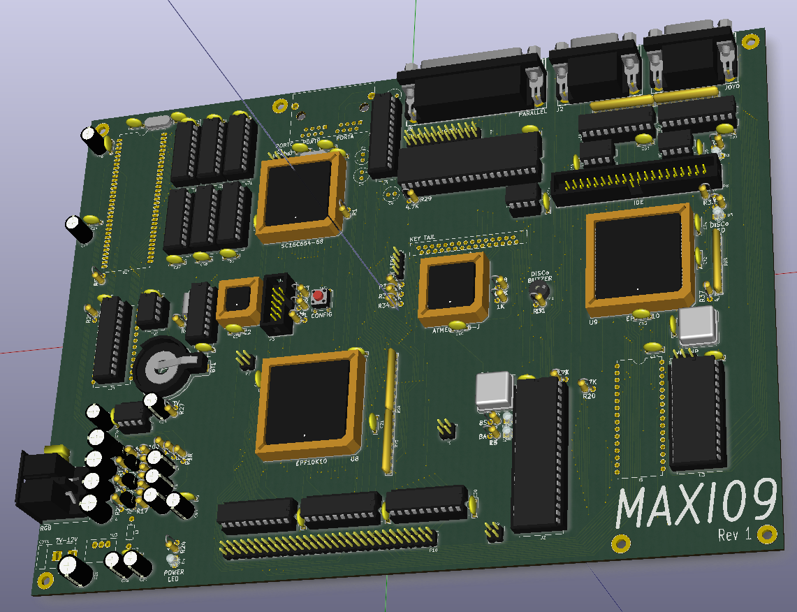 MAXI09 PCB ordered and yet more prototyping – Aslak's blog