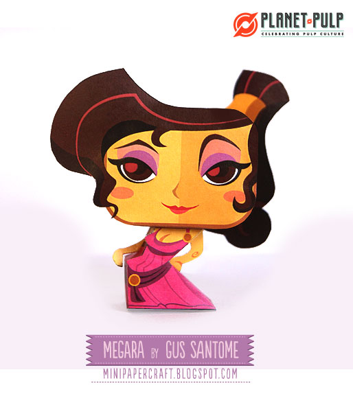 Mini Disney Megara Papercraft | Papercraft Paradise | PaperCrafts ...