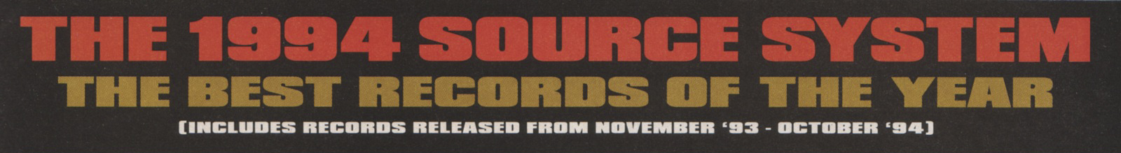 Hip-Hop Nostalgia: The Source "The Best Hip-Hop Albums & Singles of 1994"