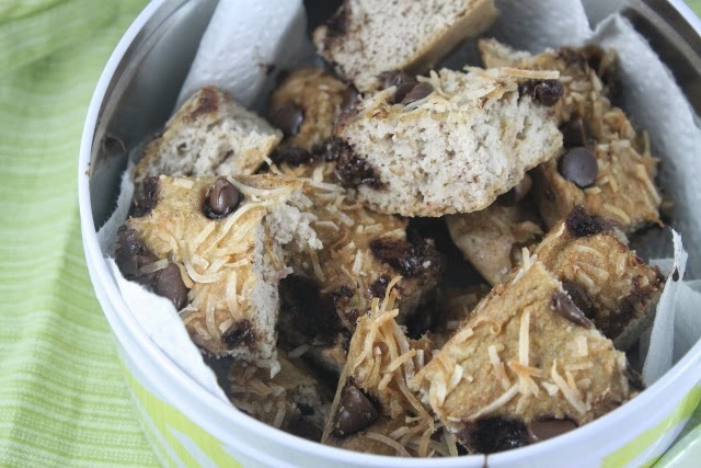 More than Words: Chocolate Almond Coconut Slab Cake