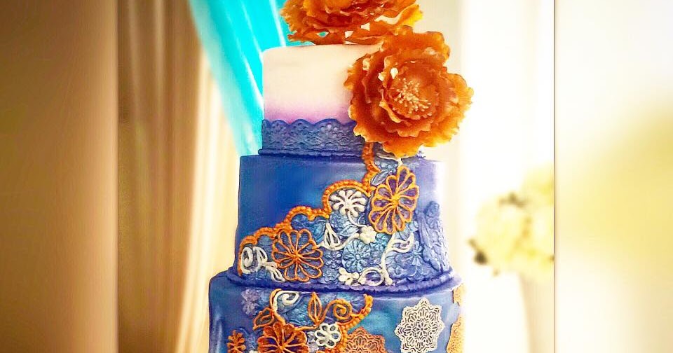 Home Bakery Bangi - Kajang: Kek Kahwin Fondant Songket