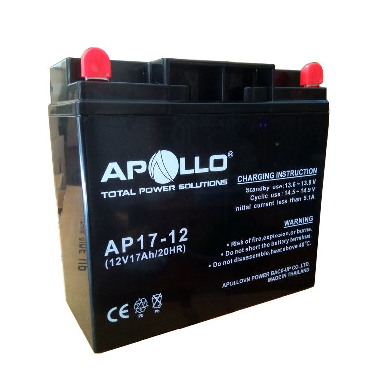 Ắc quy Apollo 12V 17Ah, AP17-12 chuyên dùng cho UPS
