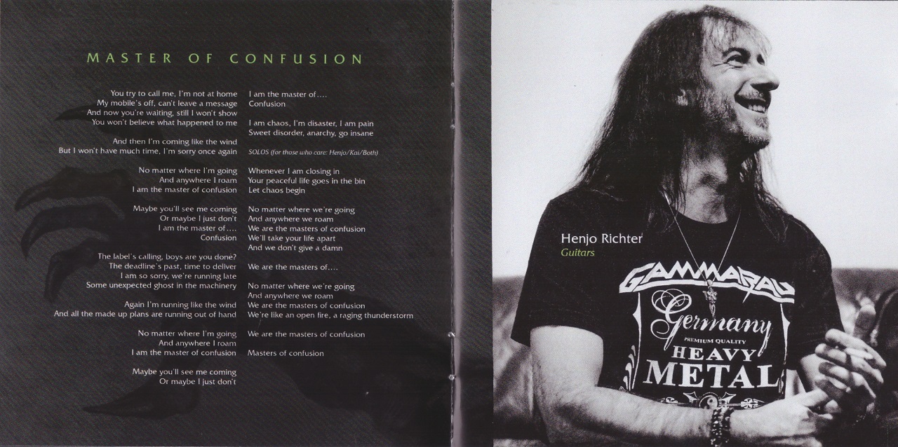 Cries from the Quiet World: Gamma Ray "Master Of Confusion"