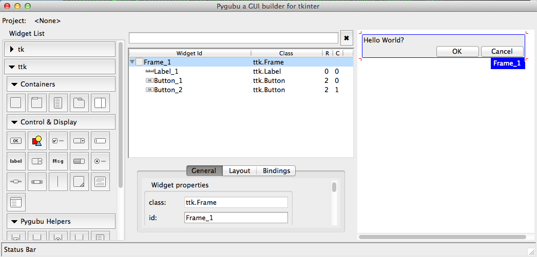 Chpindus Workspace Python 介面設計 With Pygubu