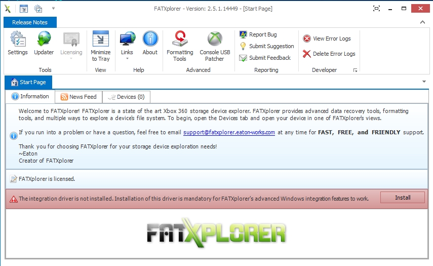 Fatxplorer Serial - sierrafasr
