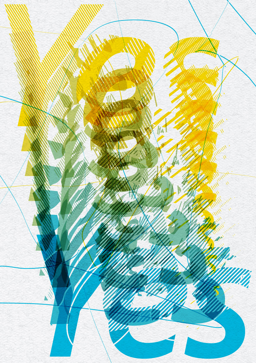 Boldover, Graphic Design: Yes, yes, yes