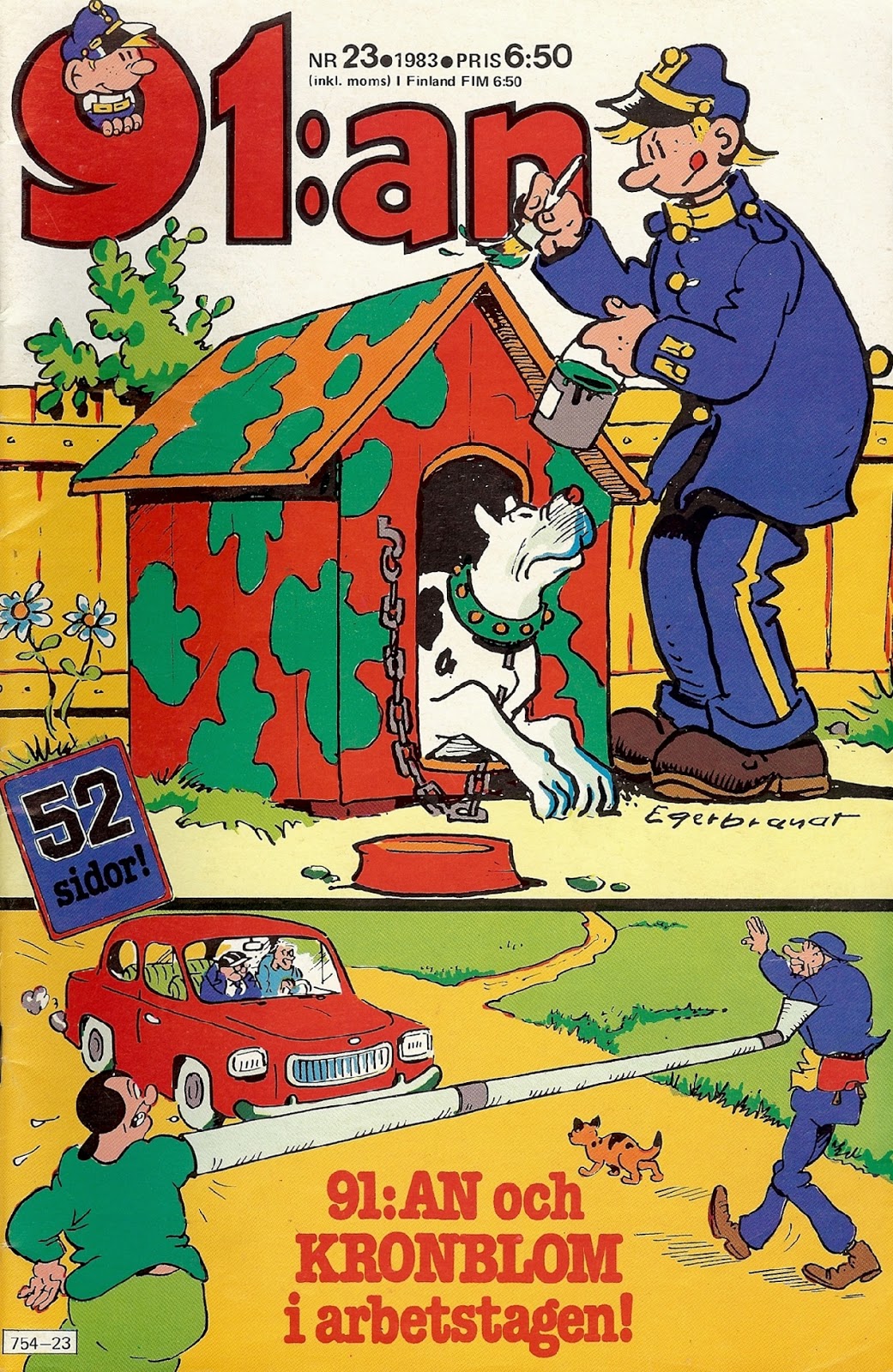 Nostalgorama: Serietidningen 91:an på 1980-talet