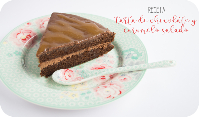 Tarta de chocolate y caramelo salado - Niña Bonita