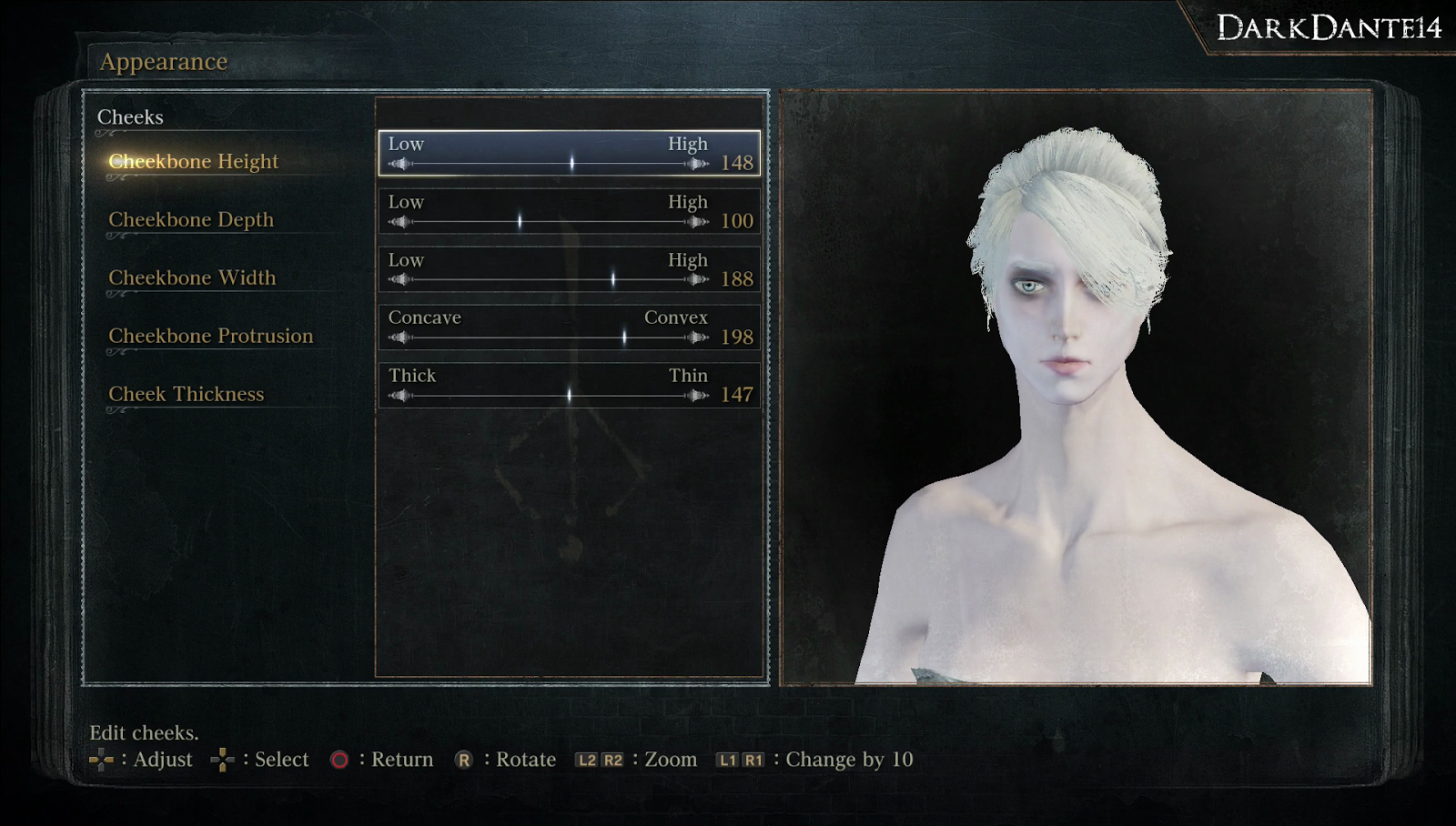 Dante's Blog: Bloodborne - Lady Maria Character Creation Guide