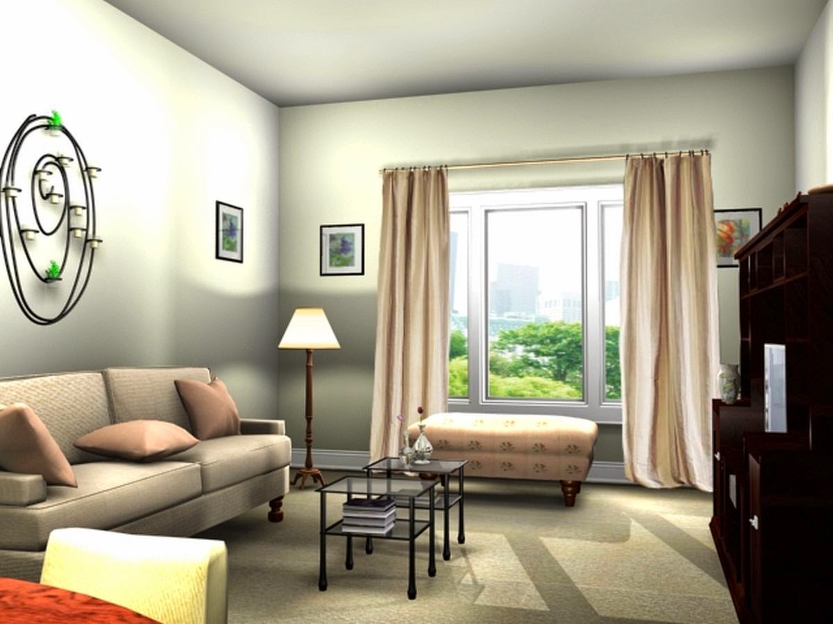 Simple Living Room Interior Design Wallpaper | Kuovi