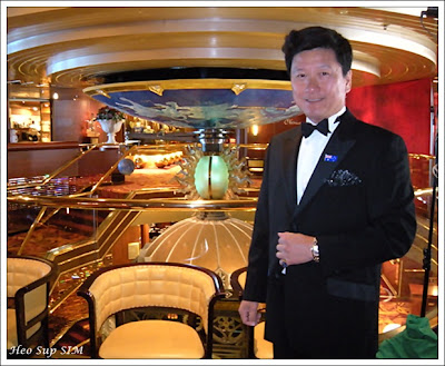 CRUISE AROUND THE WORLD: 26Jan Formal night with Captain’s dinner