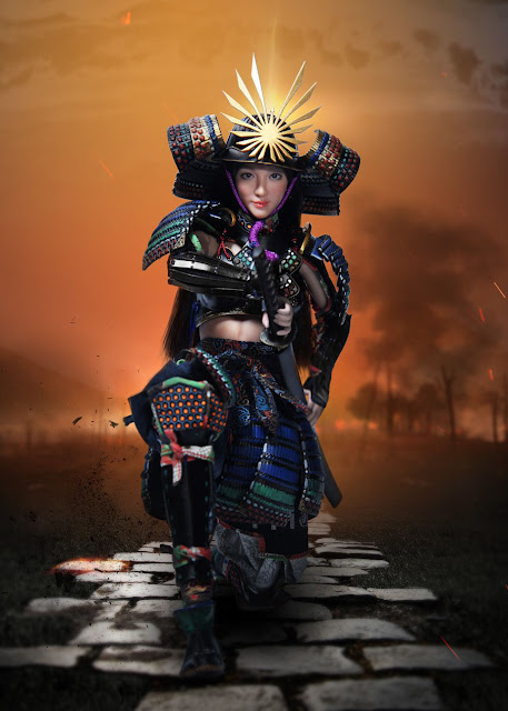 toyhaven: I8 Toys 1/6th scale RIN Female Samurai Figure Sets (Red and ...