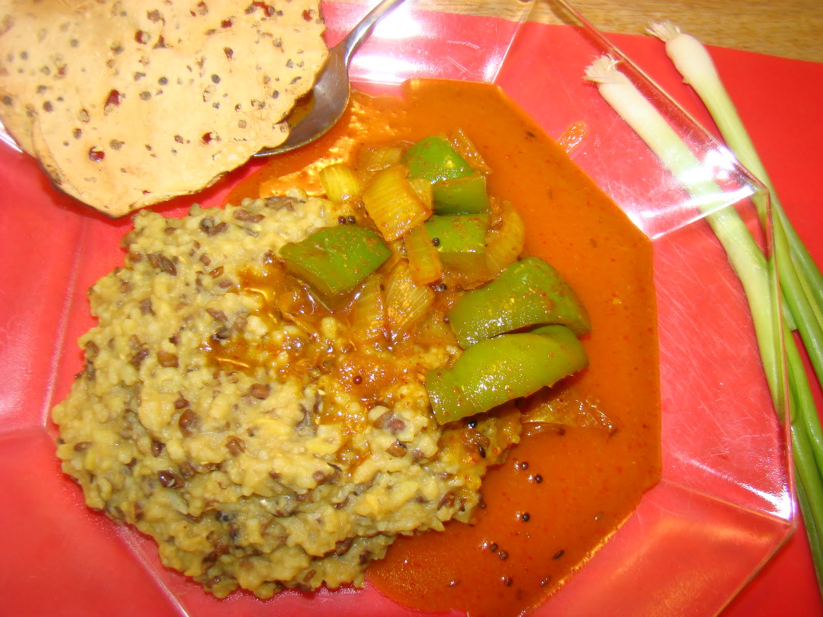 My Favorite Recipes Collection: Moong dal Khichadi with Spicy and Sweet ...