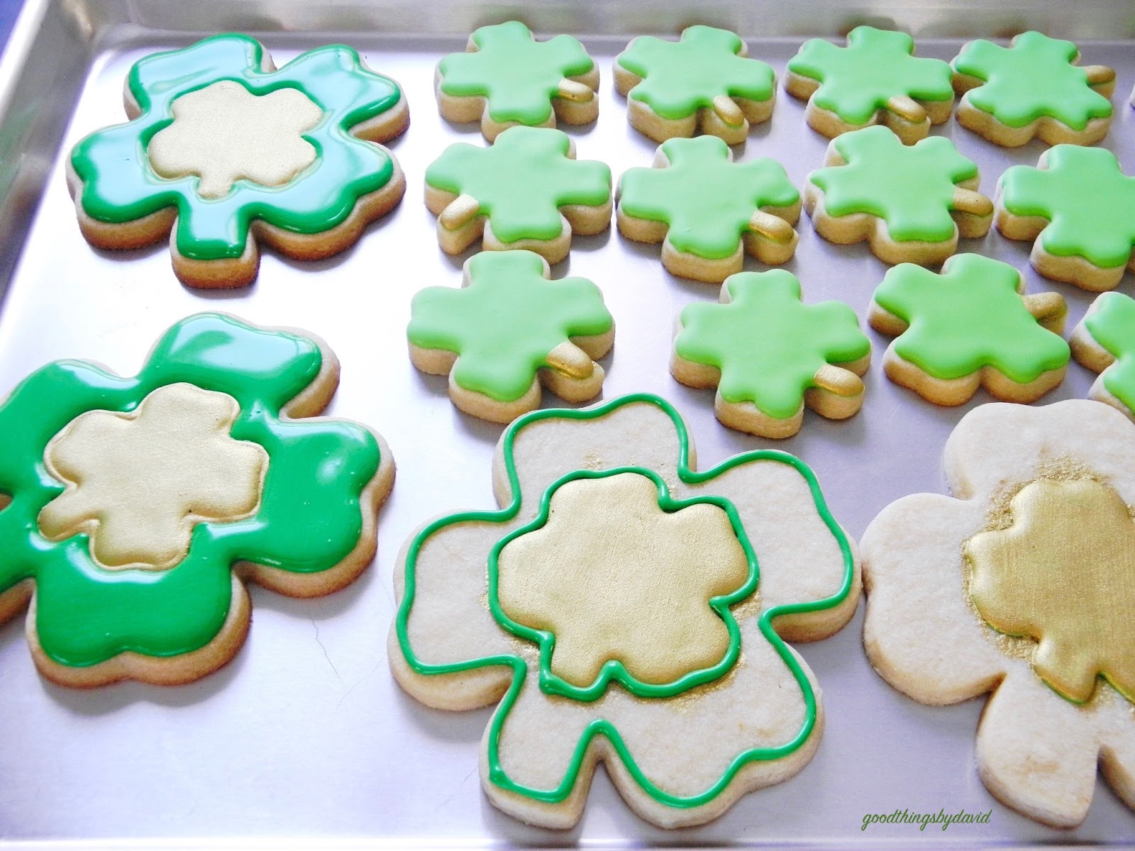 St. Patrick's Day Shamrock Cookies