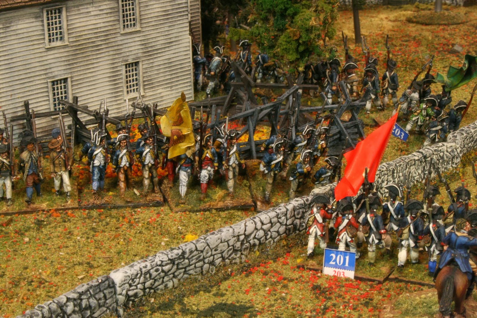 Historical Battles in Miniature: 40mm AWI Miniatures by David Bonk
