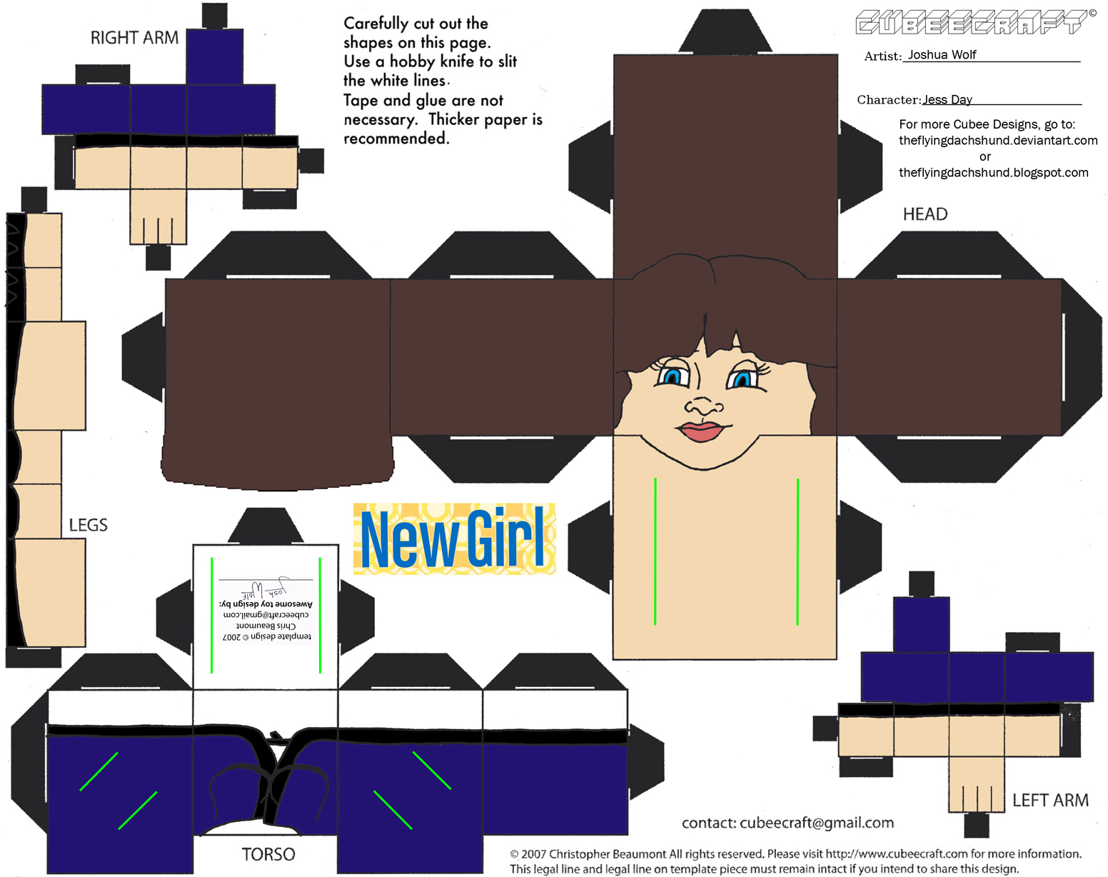 De cubeecraft y algo más: Cubeecraft - New Girl