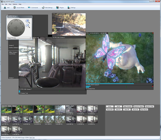 A Minha Alegre Casinha: iSpy IP Camera Viewer para Windows