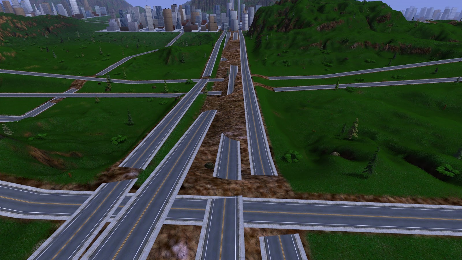 3DWorld: Epic Fails in City Road Generation