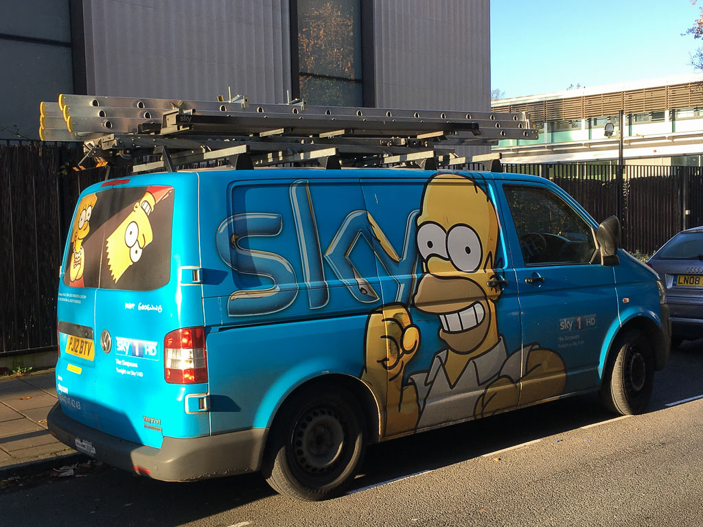 Shadows & Light: The Simpsons Van