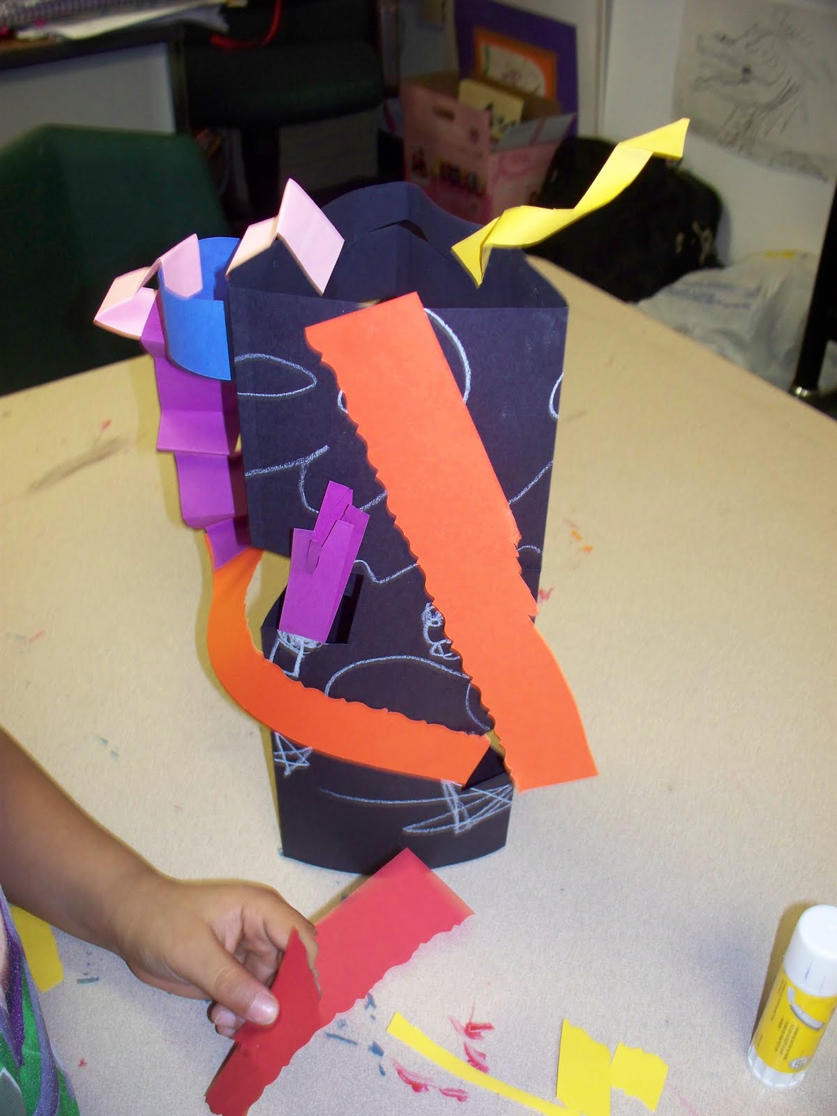 Creating Art: 1st Grade Paper Sculptures