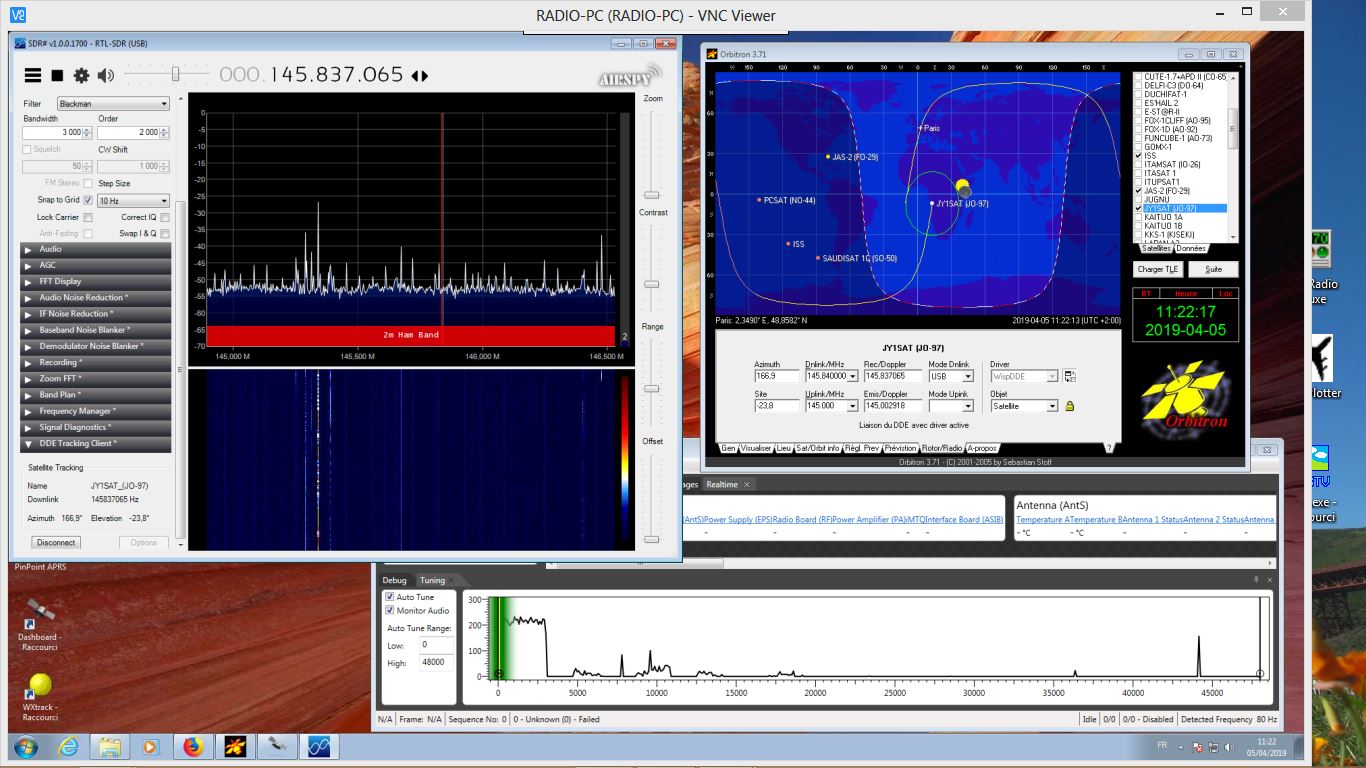 F4DiW: configuration SDRsharp avec ORBITRON