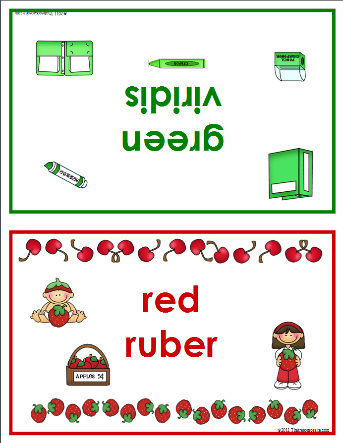 That Resource Site: Learn Your Colours in Latin with Reading, Fun and ...