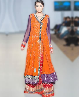 Fashion Mag: Embroidery Work Frocks Design By Maria B