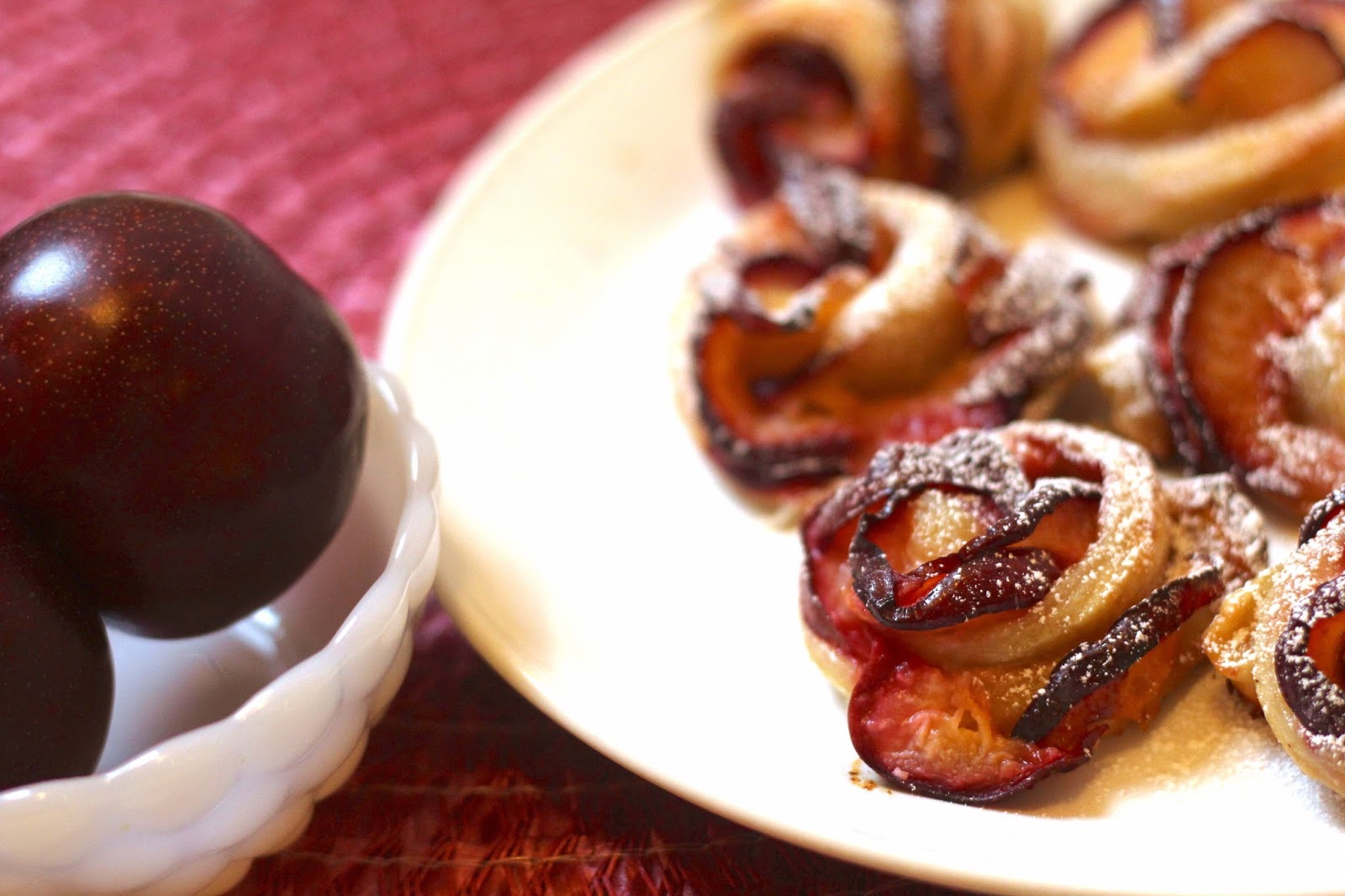 Plum Roses Marzipan Pastries – Diary of a Mad Hausfrau