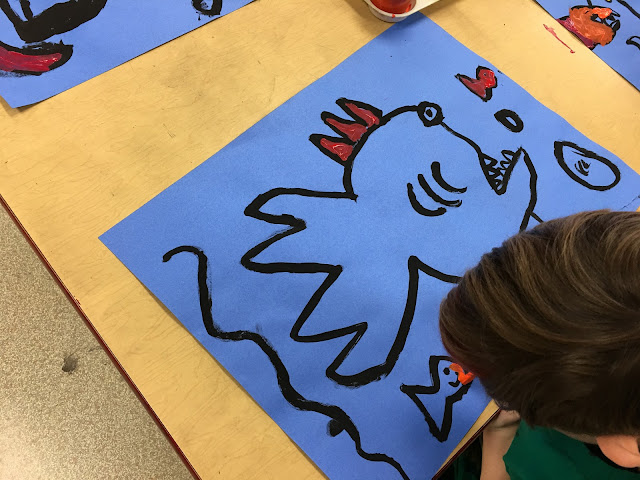 Paintbrush Rocket: 2nd Grade - Hooray for Fish!