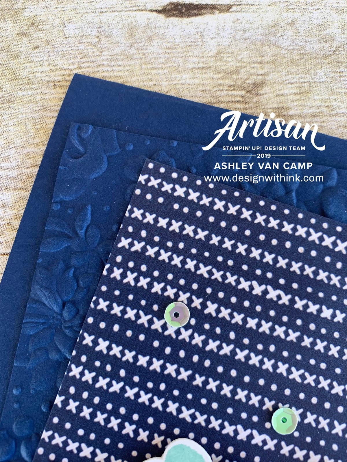 Design With Ink: Needlepoint Navy...