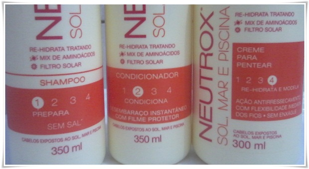 Variedades: Linha Neutrox Sol, Mar e Piscina