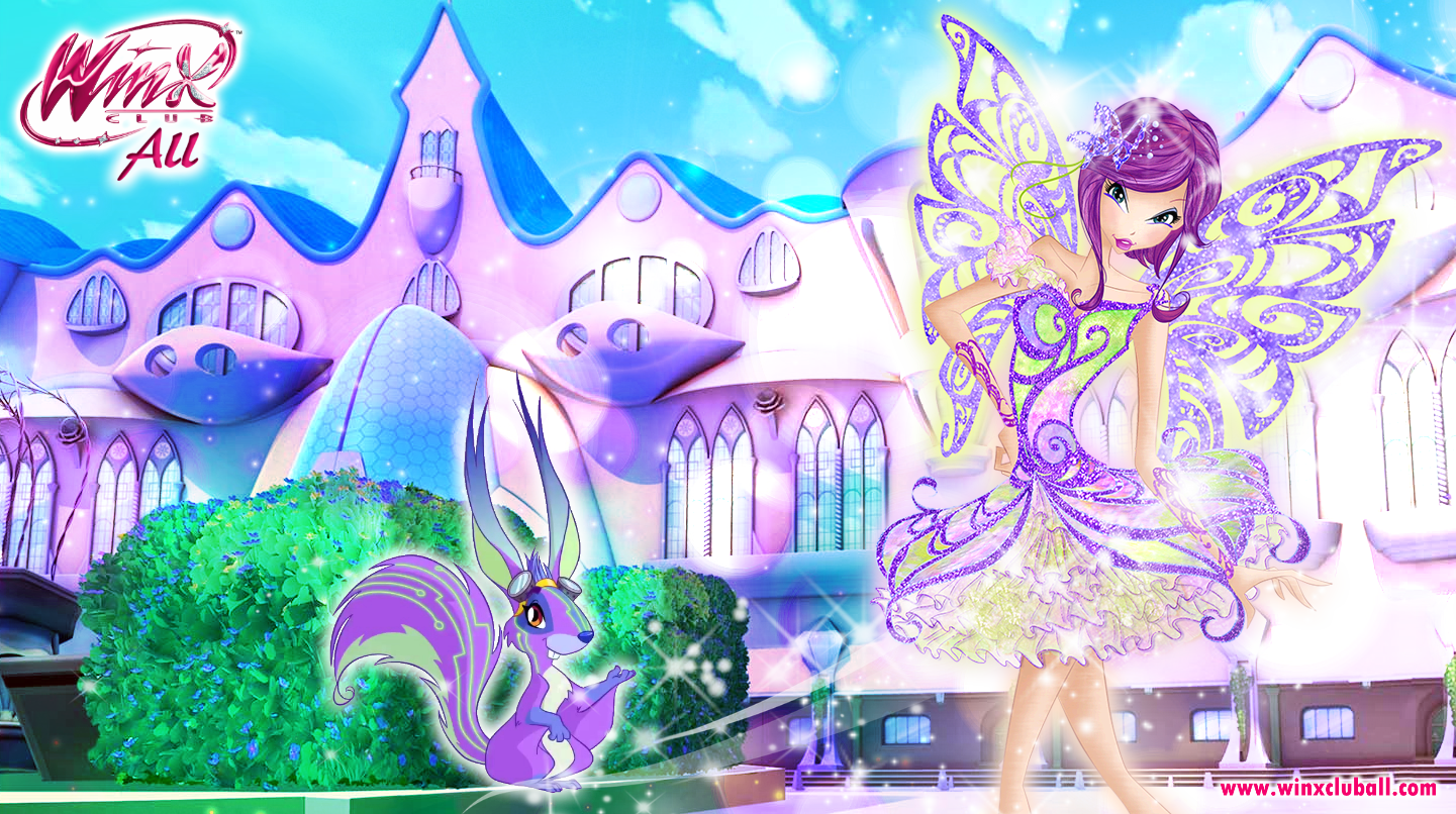 Tecna Butterflix & Flitter Wallpaper - Winx Club All