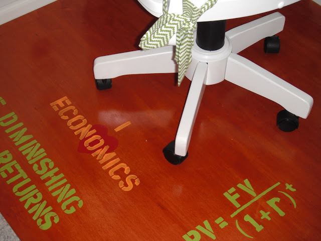 The Lovely Residence: Homemade Chair Mat